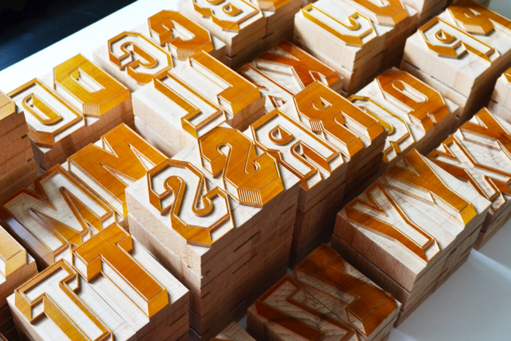 Chromatic Paneled – Wood type | Wood Type Customs