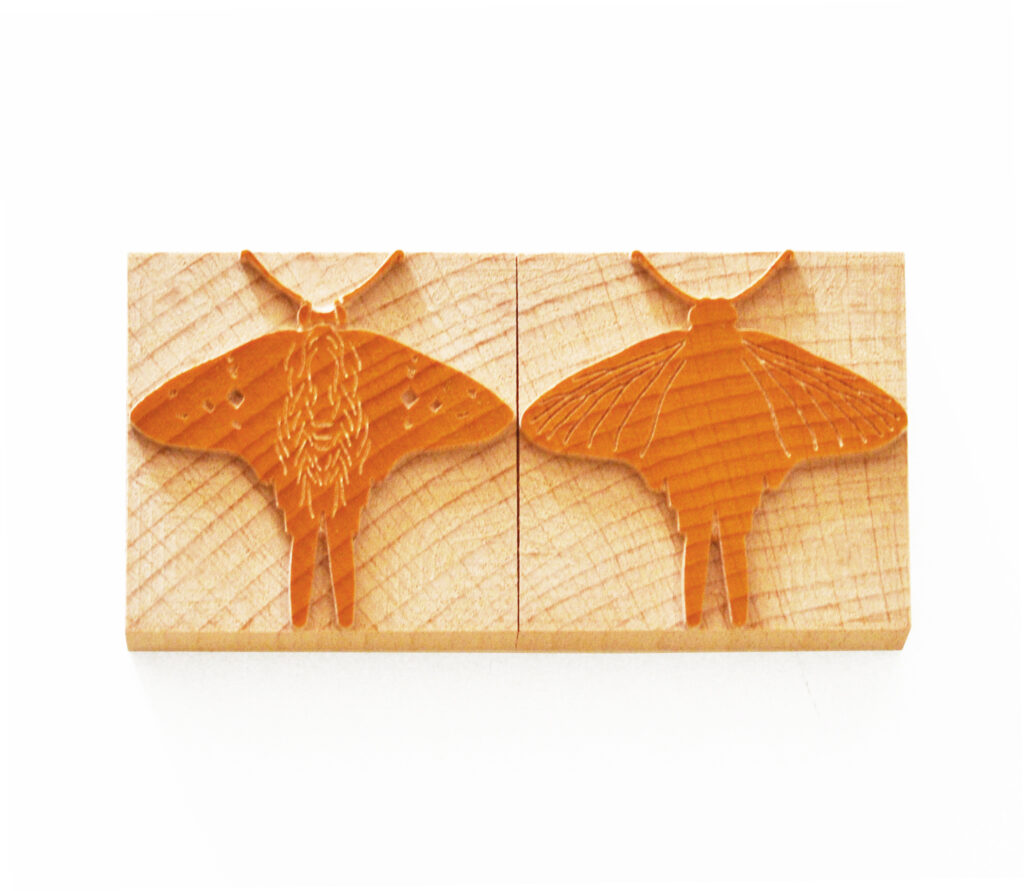 Butterfly Long-Tailed Skipper – Wood type | Wood Type Customs